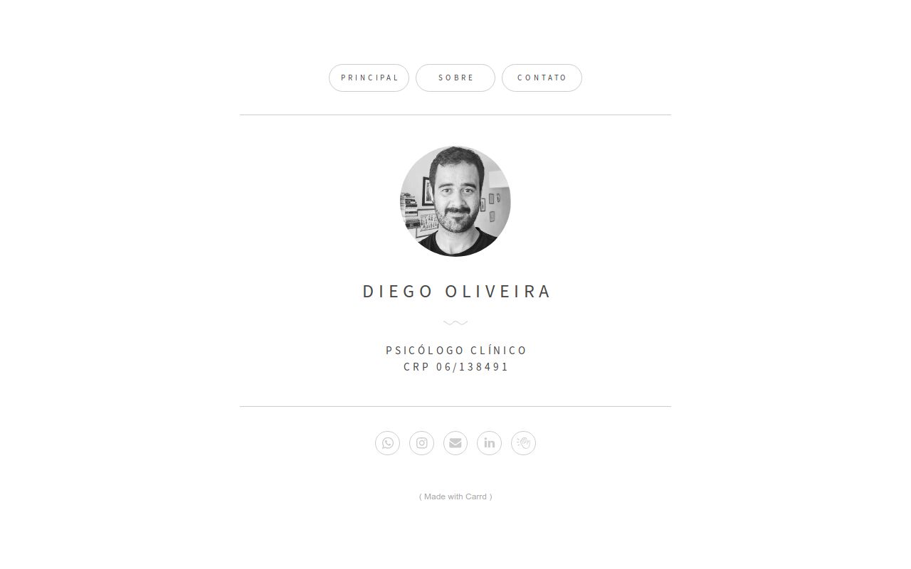 Diego Oliveira Psicólogo